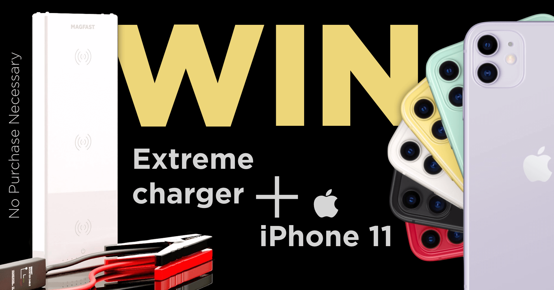 Get a Gorgeous new iPhone 11 + MAGFAST Extreme charger (that can jump ...